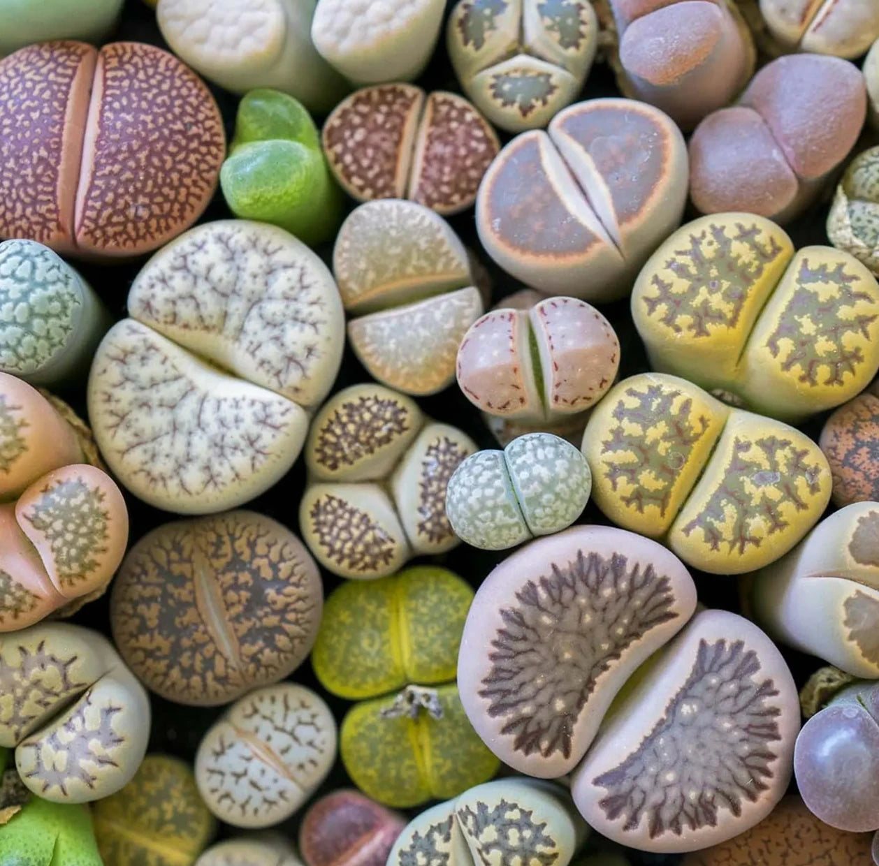 Aizoaceae – Chic Chic Plants | Colorful Lithops & Rare Collectible ...